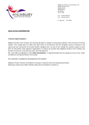 Highbury Poultry - Downloads